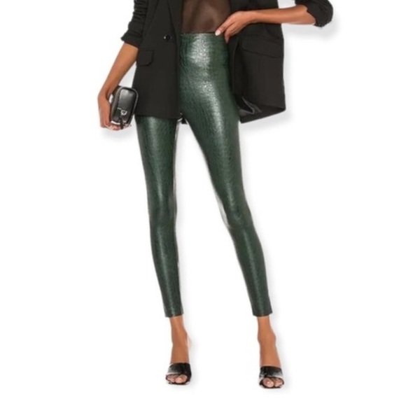 Commando | Pants & Jumpsuits | Nwt Commando Green Faux Leather Animal ...